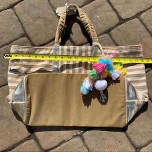 JadeTribe | Bags | Nwt Jadetribe Valerie Metallic Beach Bag | Poshmark